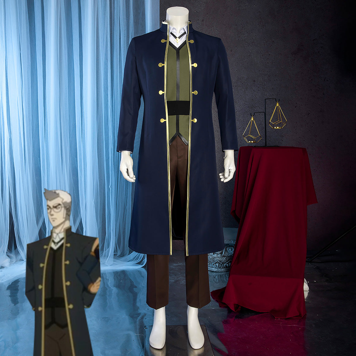 The Legend of Vox Machina Percival de Rolo Evening Party Cosplay Costu ...