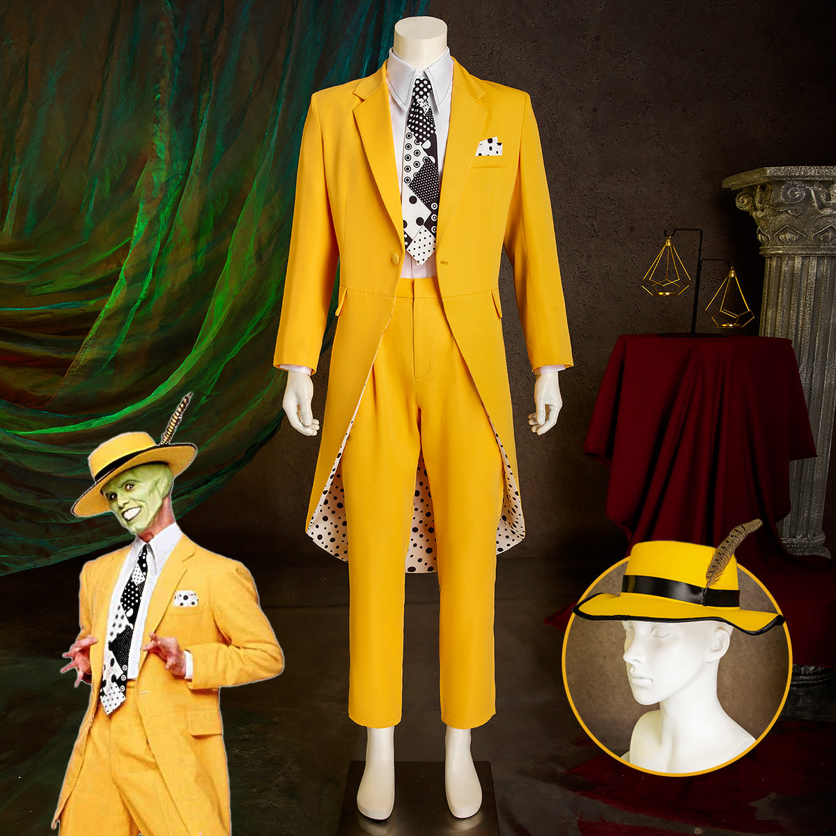 The Mask (1994 film) Stanley Ipkiss Cosplay Costume – Gcosplay