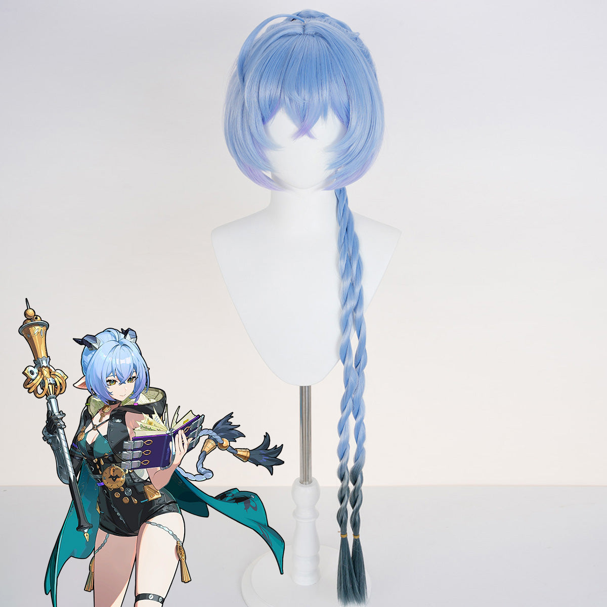 Zenless Zone Zero ZZZ Lucia Blue Cosplay Wig – Gcosplay