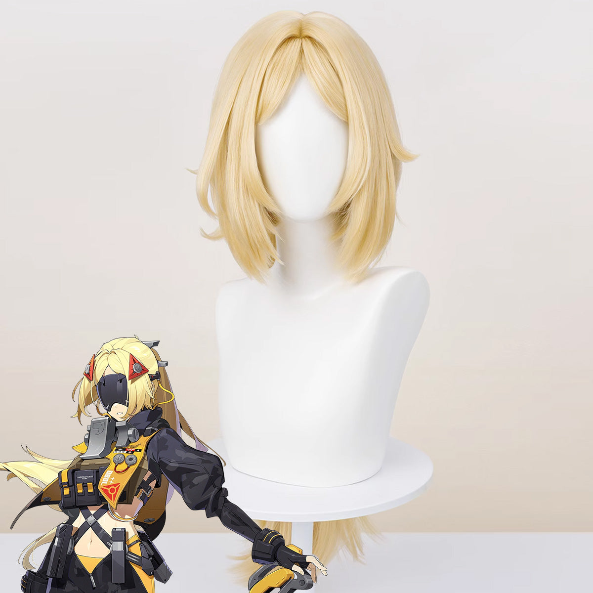 Zenless Zone Zero ZZZ Trigger Golden Cosplay Wig – Gcosplay