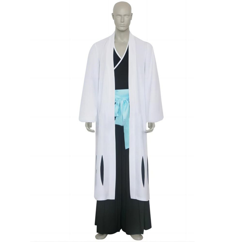 Bleach 8th Division Captain Kyouraku Shunsui Black Cosplay Costume ...