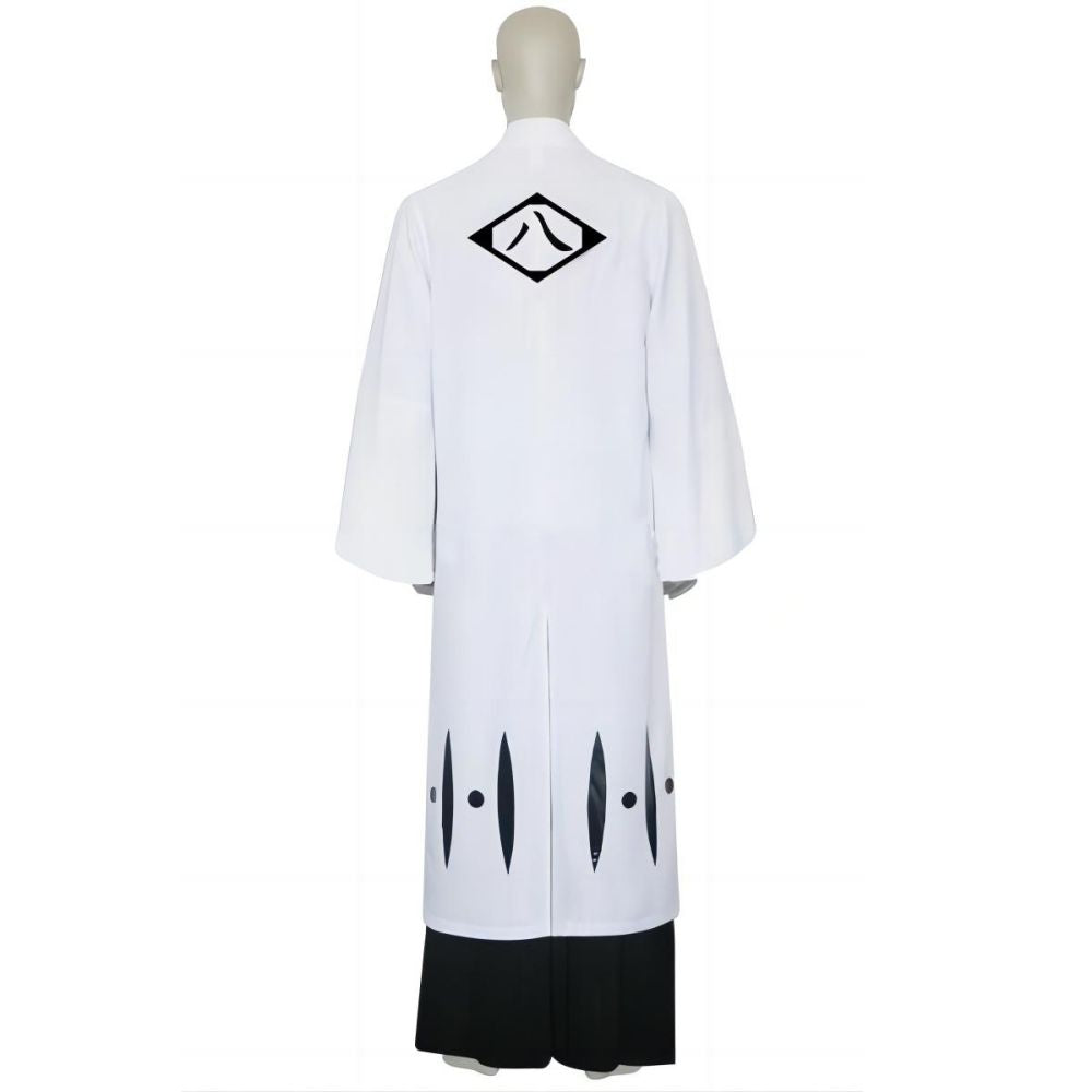 Bleach 8th Division Captain Kyouraku Shunsui Black Cosplay Costume ...