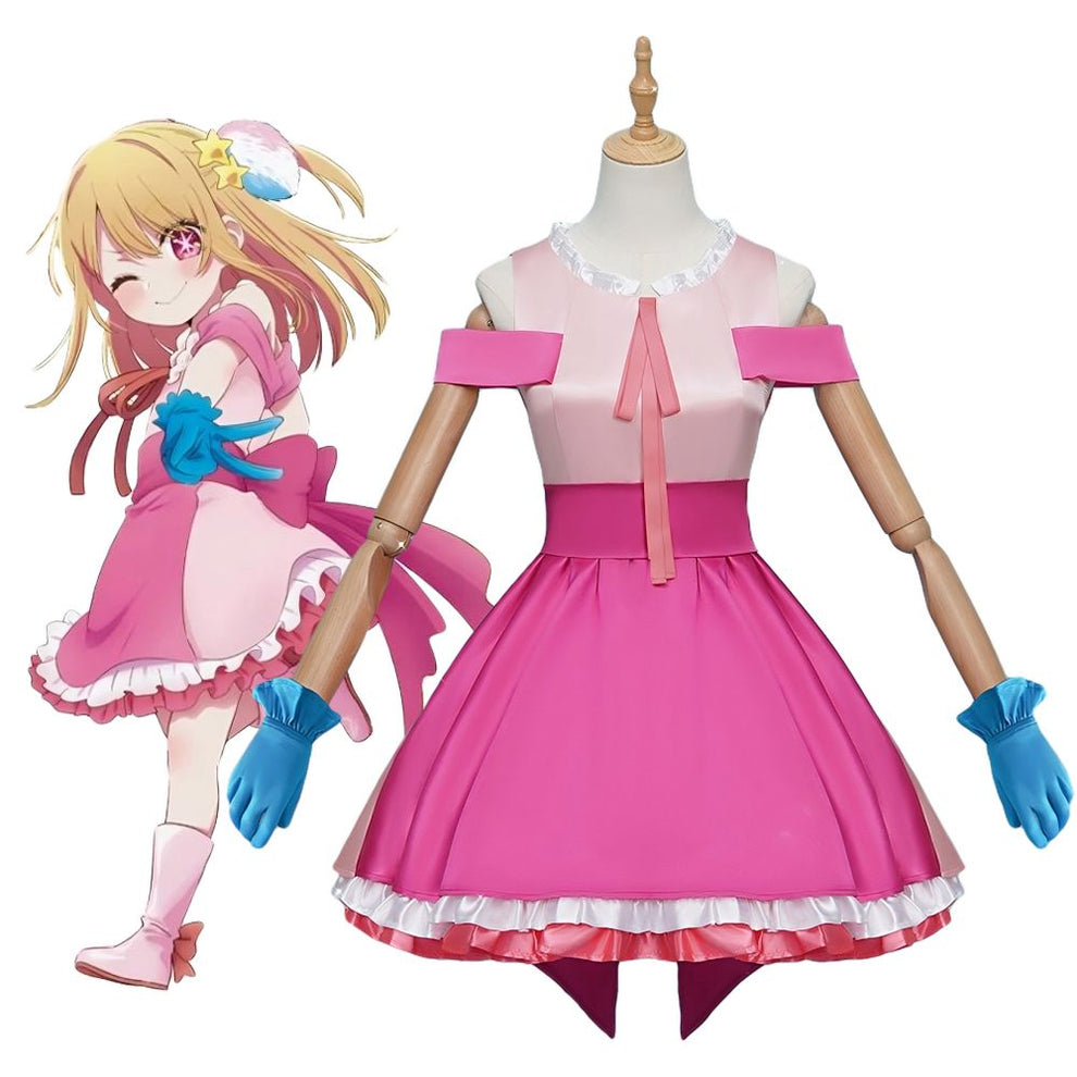 OSHI NO KO Anime Ruby Hoshino idole tenue Cosplay Costume – Gcosplay