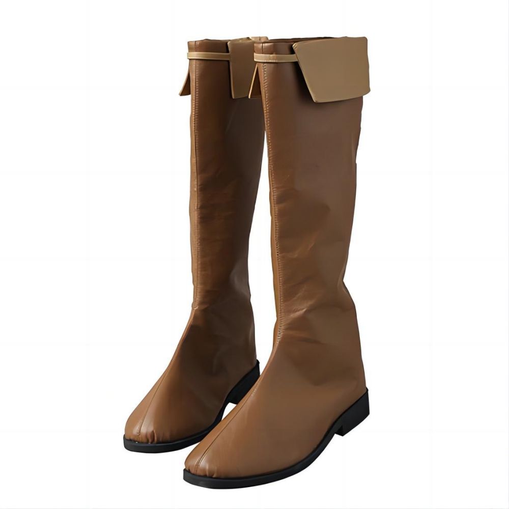 The Legend of Zelda: Tears of the Kingdom Link Brown Cosplay Boots ...
