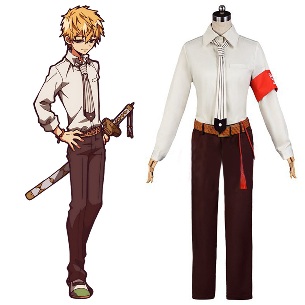 Jibaku Shounen Hanako-kun Minamoto Teru Cosplay Costume – Gcosplay