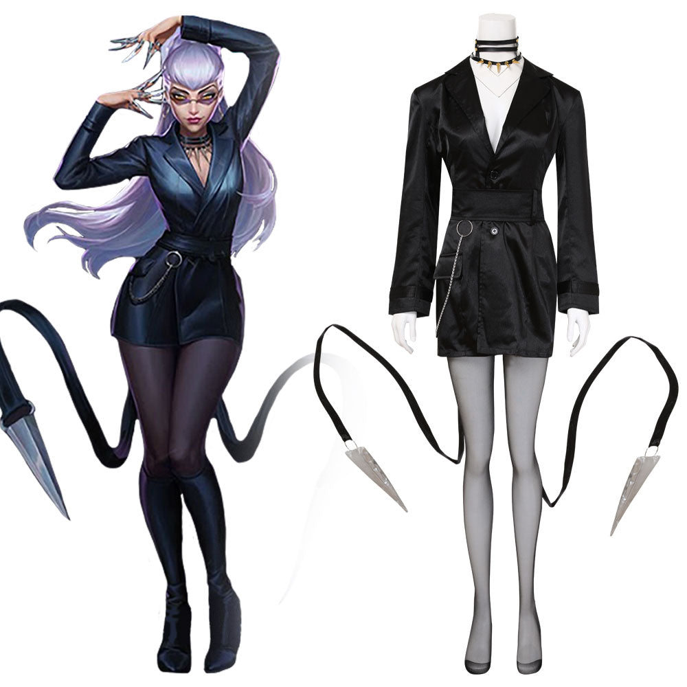League Of Legends LOL 2020 KDA K/DA THE BADDEST Evelynn Cosplay Costum ...