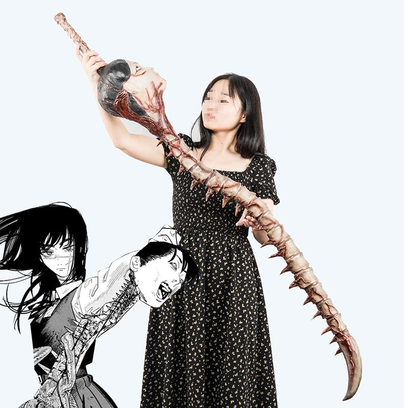 Chainsaw Man Part 2 Tanaka Spinal Cord Sword Cosplay Weapon Prop – Gcosplay