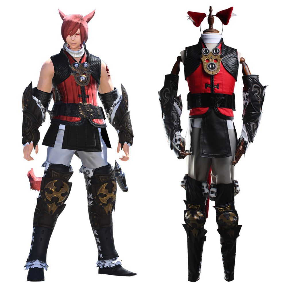 Final Fantasy XIV G'raha Tia Cosplay Costume – Gcosplay