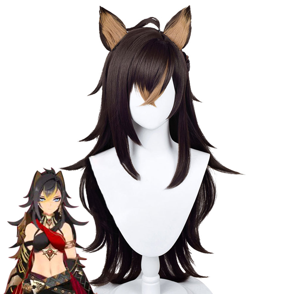 Genshin Impact Dehya Cosplay Wig – Gcosplay