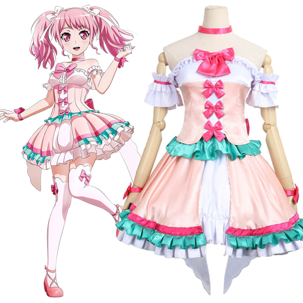 BanG Dream! Girls Band Party! Maruyama Aya Cosplay Costume – Gcosplay