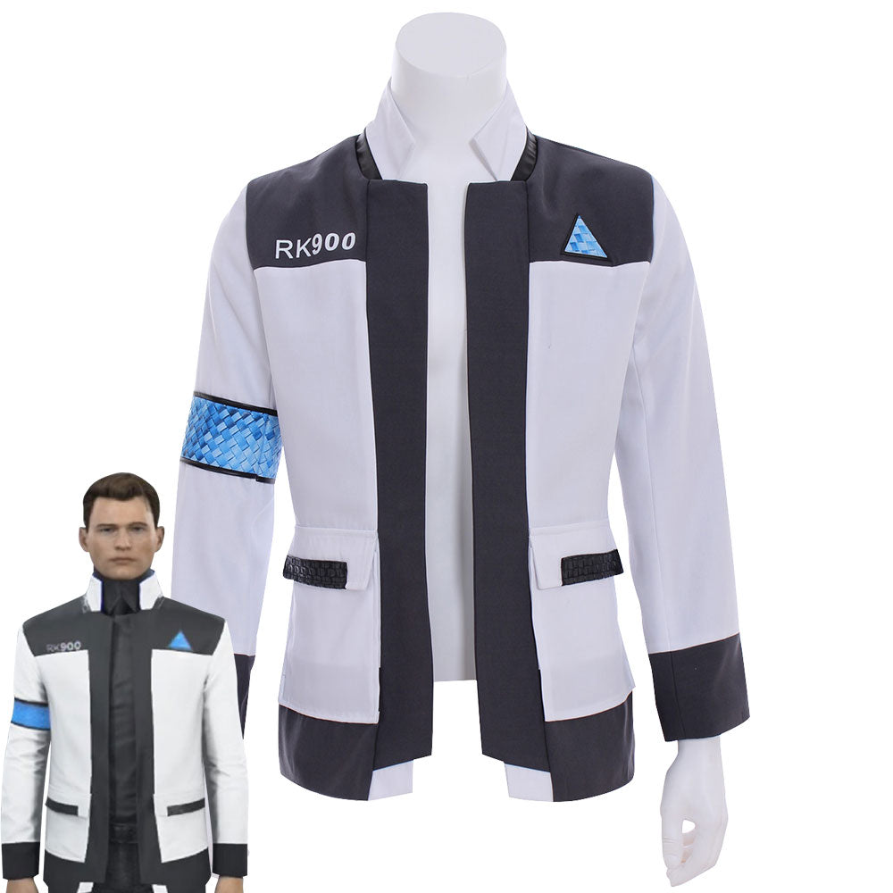 Detroit: Become Human Connor White Cosplay Costume - Only Coat – Gcosplay