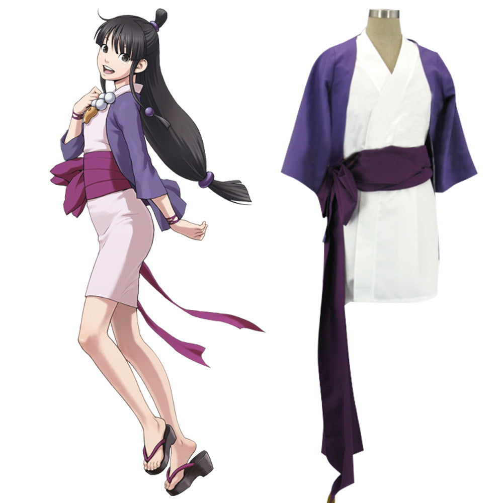 Ace Attorney Gyakuten Saiban Maya Fey Cosplay Costume – Gcosplay