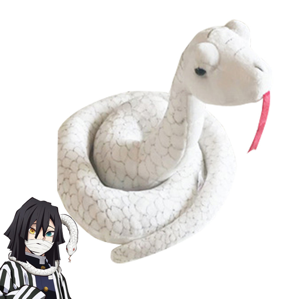 Demon Slayer: Kimetsu no Yaiba Obanai Iguro White Snake Halloween Cosp ...