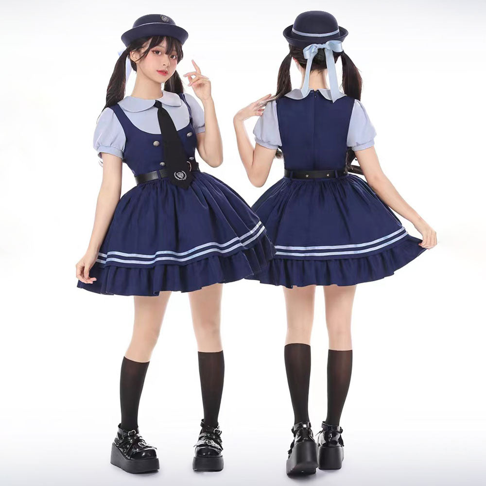 Disney Zootopia Officer Judy Hopps Daily Uniform Outfit Cosplay Costum ...