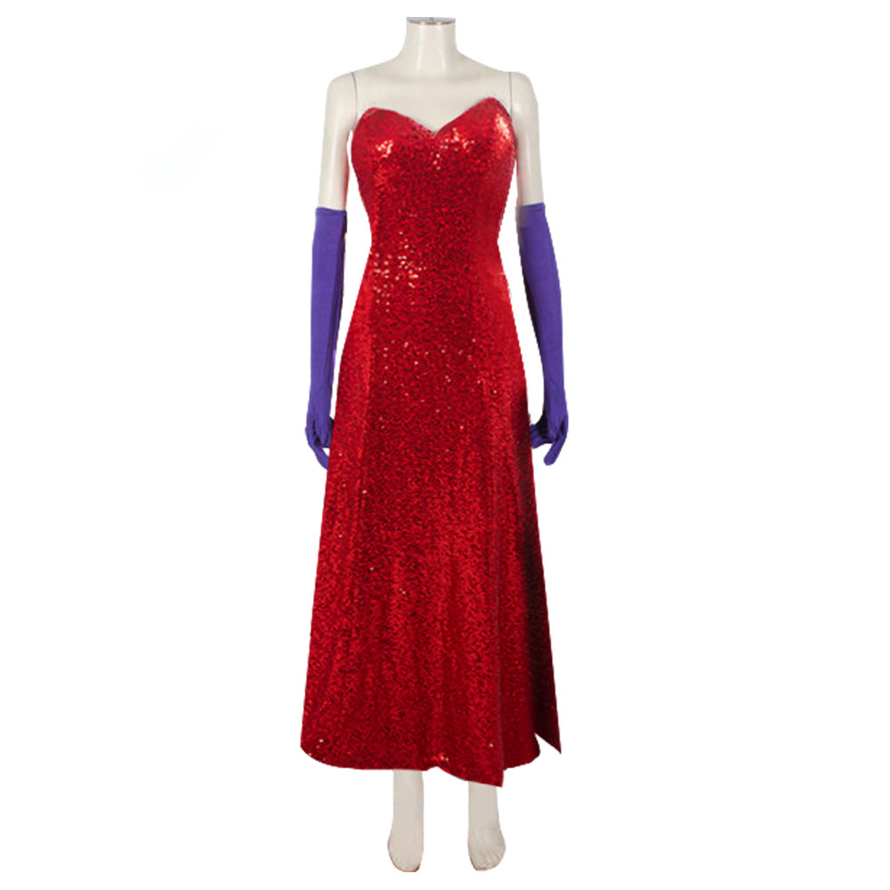 Who Framed Roger Rabbit Jessica Rabbit Cosplay Costume – Gcosplay