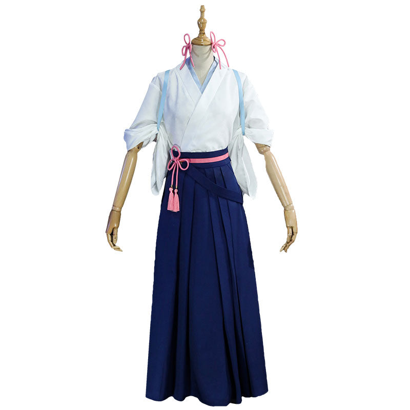 Genshin Impact Kamisato Ayaka Tsubaki in Thawing Snow Kimono Cosplay C ...