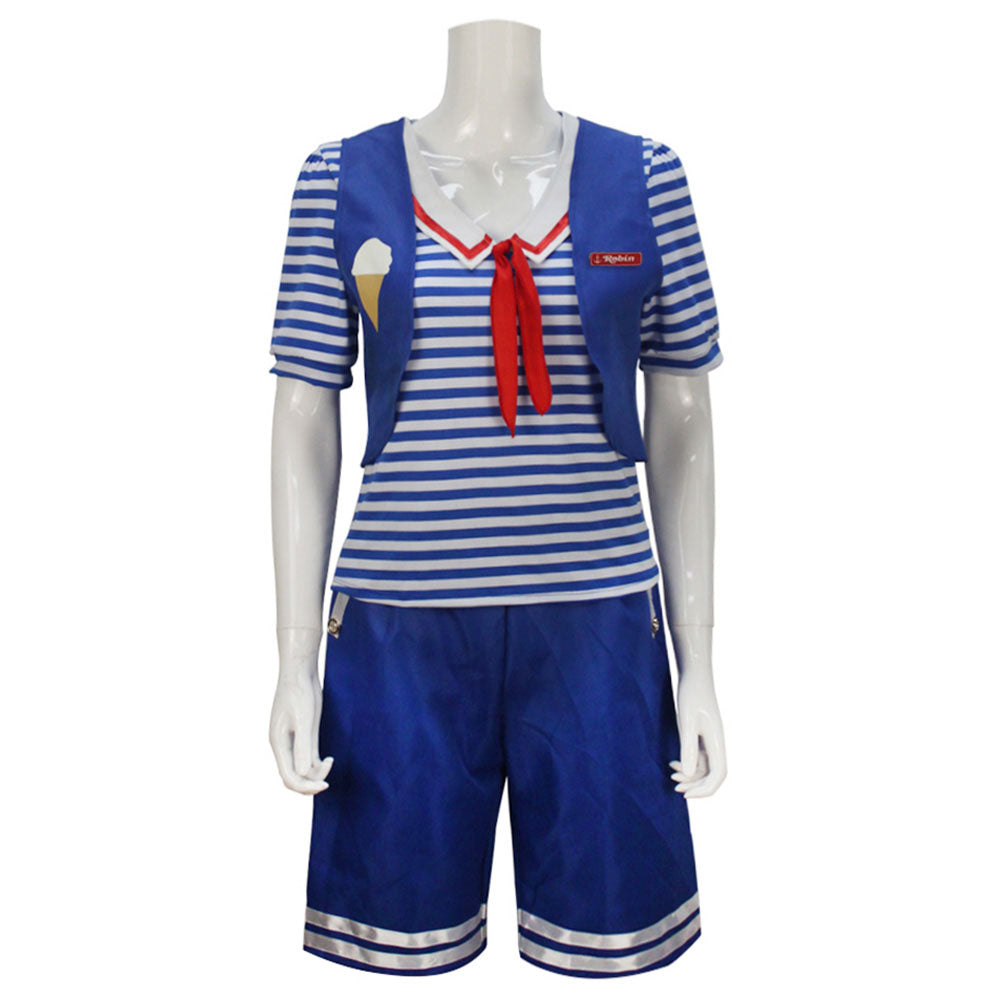Stranger Things Season 3 Scoops Ahoy Robin Cosplay Costume – Gcosplay