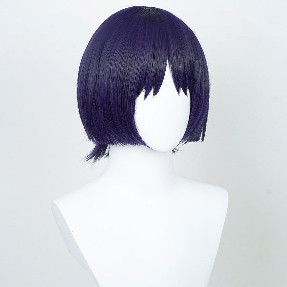 Genshin Impact Scaramouche The Wanderer Purple Cosplay Wig – Gcosplay