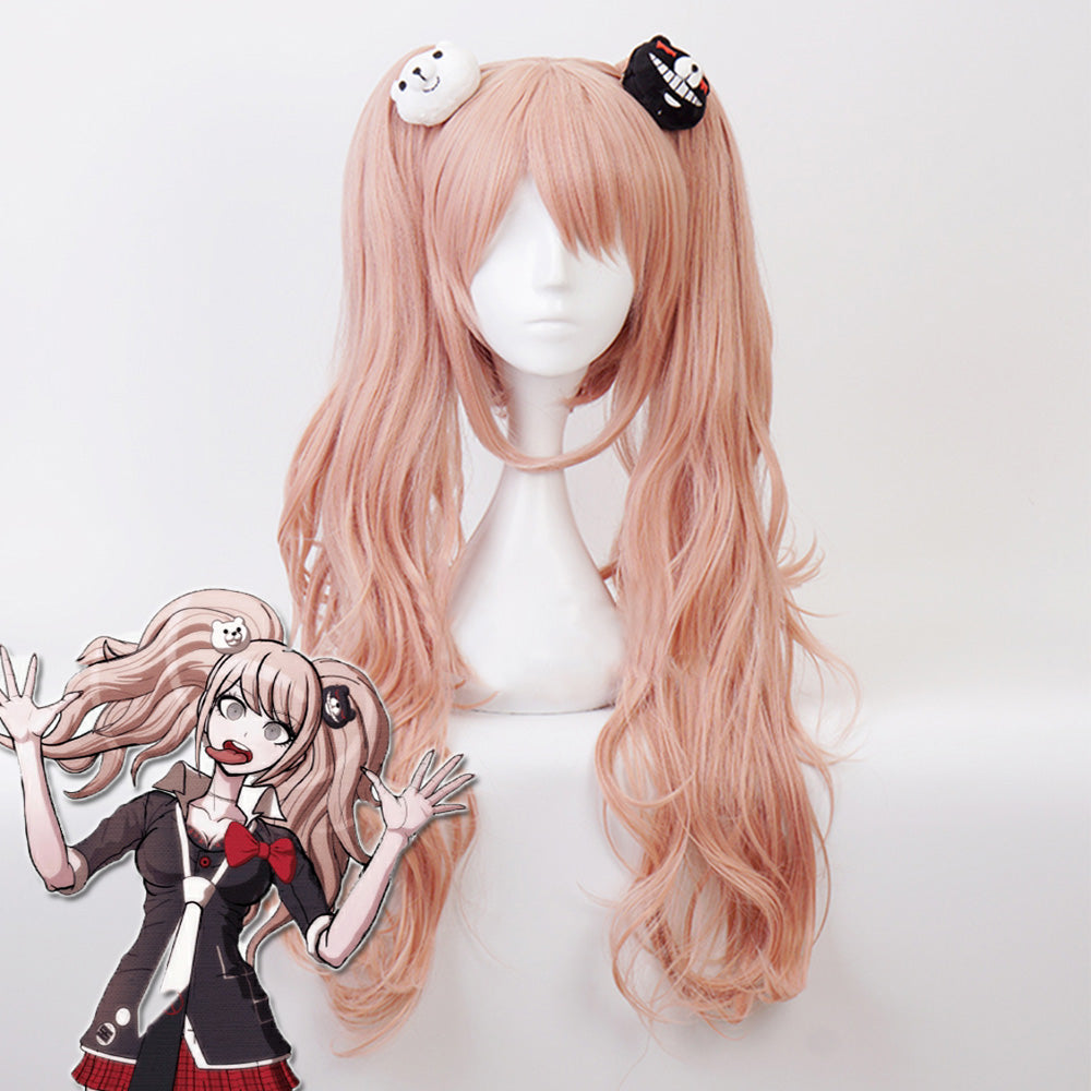 Danganronpa: Trigger Happy Havoc Junko Enoshima Orange Pink Cosplay Wi ...