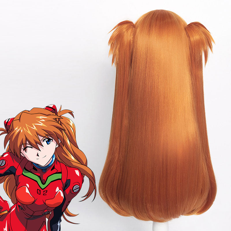 EVA Neon Genesis Evangelion Asuka Langley Sohryu Orange Cosplay Wig ...