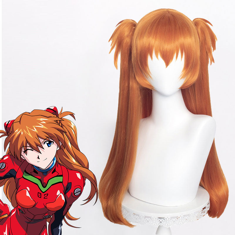 EVA Neon Genesis Evangelion Asuka Langley Sohryu Orange Cosplay Wig ...