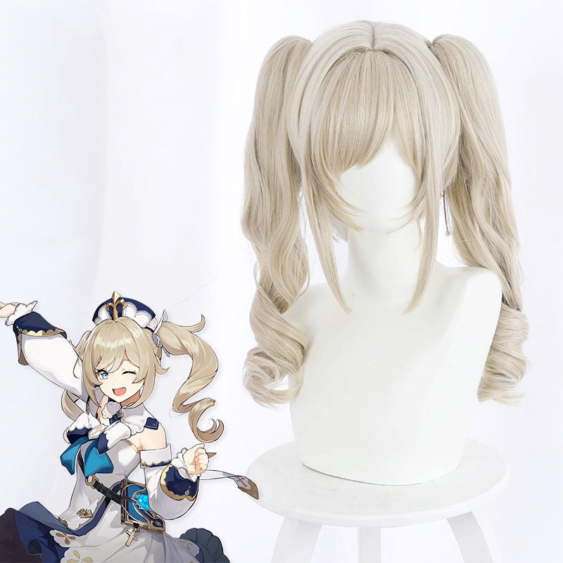 Genshin Impact Barbara Golden Cosplay Wig – Gcosplay