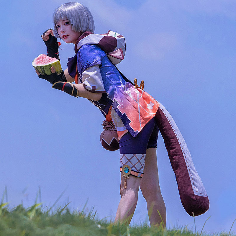 Genshin Impact Sayu Halloween Cosplay Costume – Gcosplay