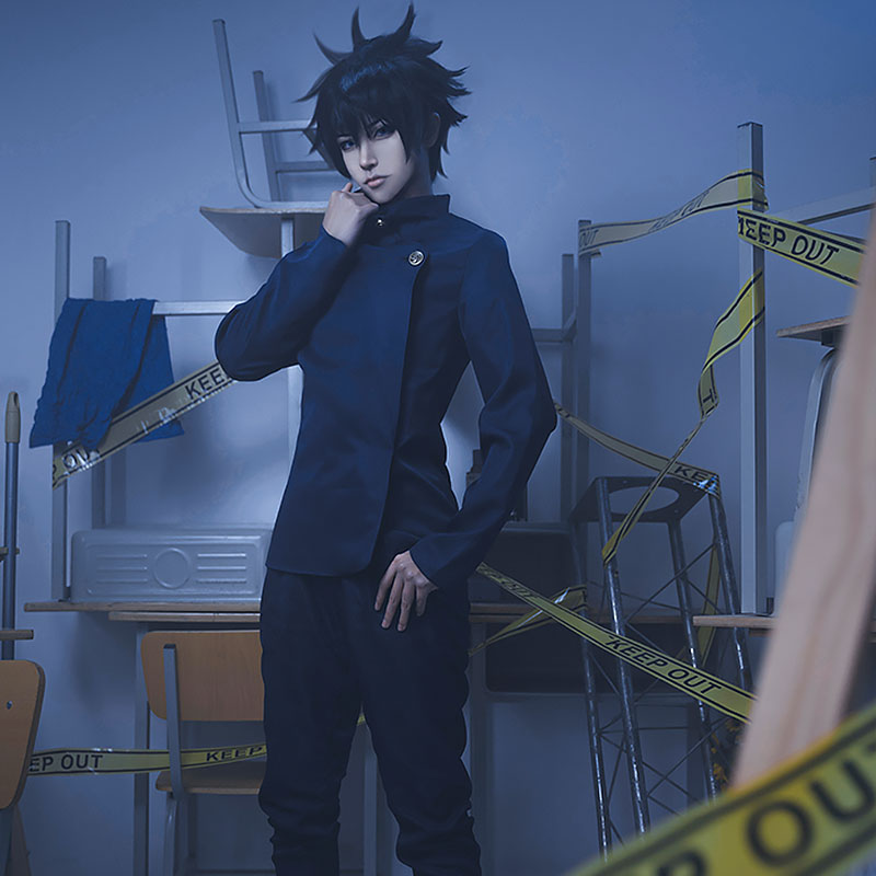 Jujutsu Kaisen Zauberkampf Megumi Fushiguro Halloween Cosplay Kostüm ...