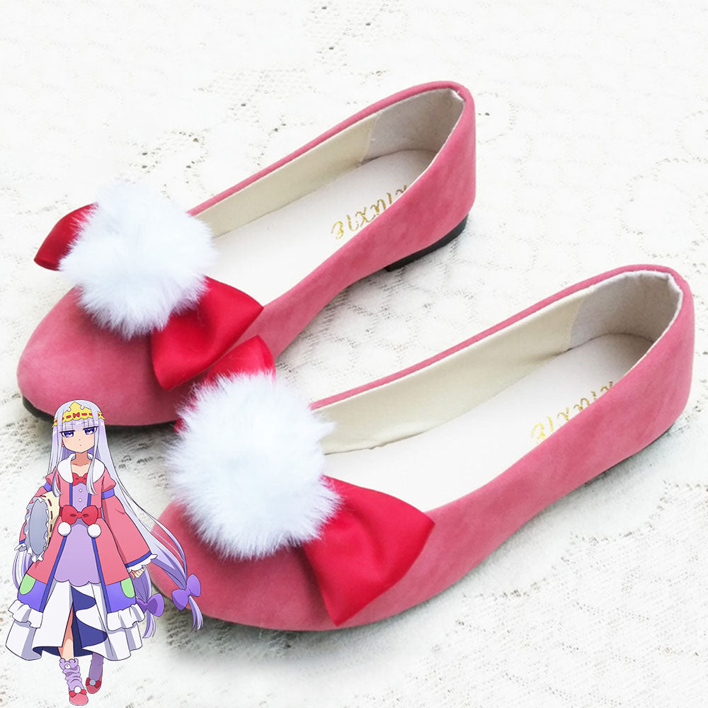 Sleepy Princess In The Demon Castle Princess Syalis Pink Cosplay Shoes ...